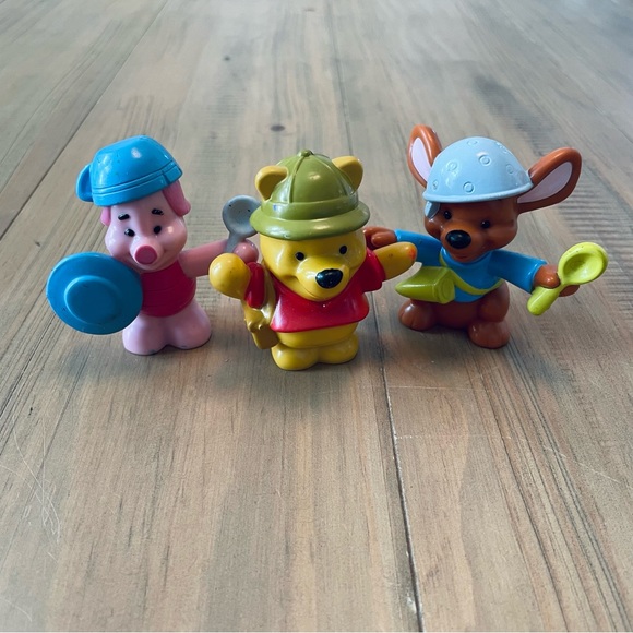 Disney | Toys | Disney Winnie The Pooh Piglet Roo Pvc Figures Cake ...